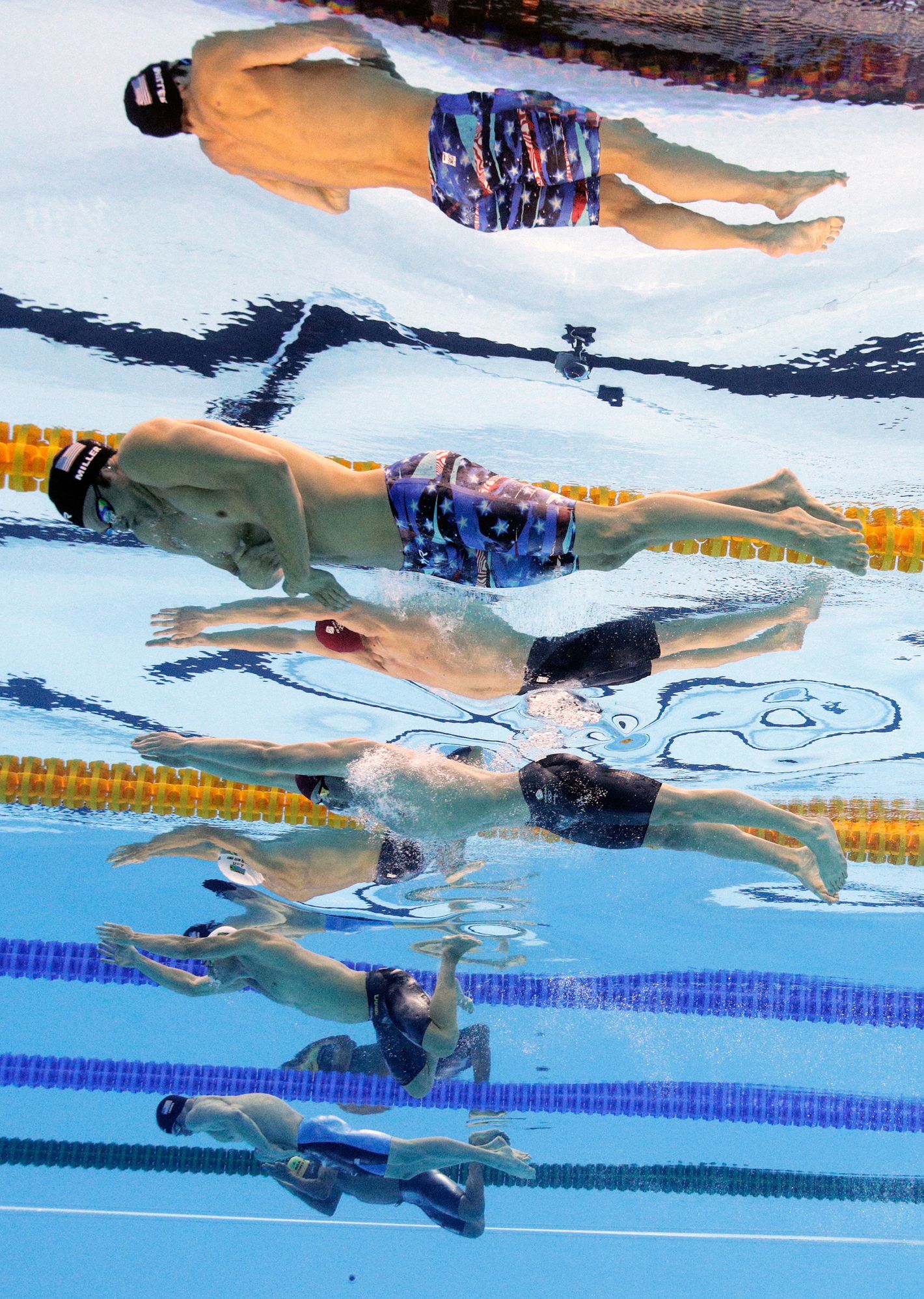 A Different View of Olympic-Champion Swimmers