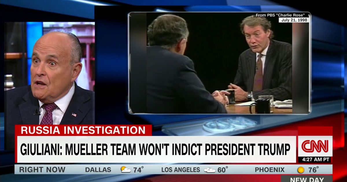 Giuliani Invents Brilliant Response to Incriminating Video