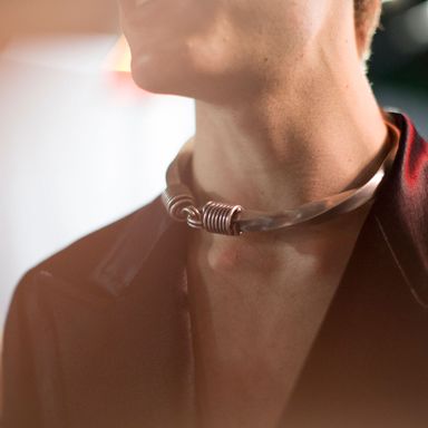 Scenes From Paris Men’s: Glittery Faces and Stapled Lips