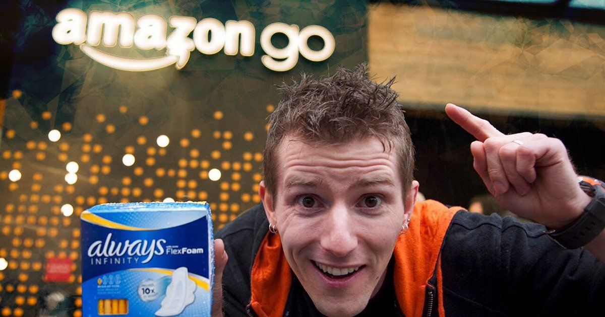 Man Steals Tampons From Amazon Go Cashierless Store