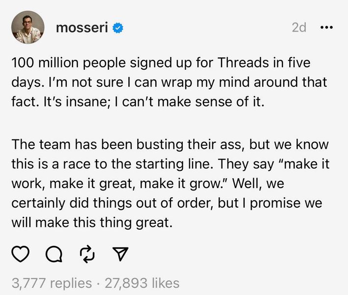 Zuckerberg’s Threads Is an Early Success — Thanks to Musk