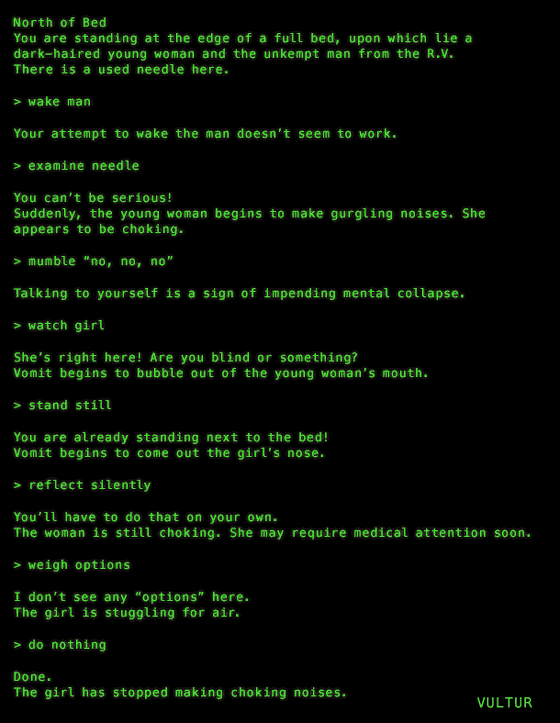 See Breaking Bad As a Text-Based Computer Game