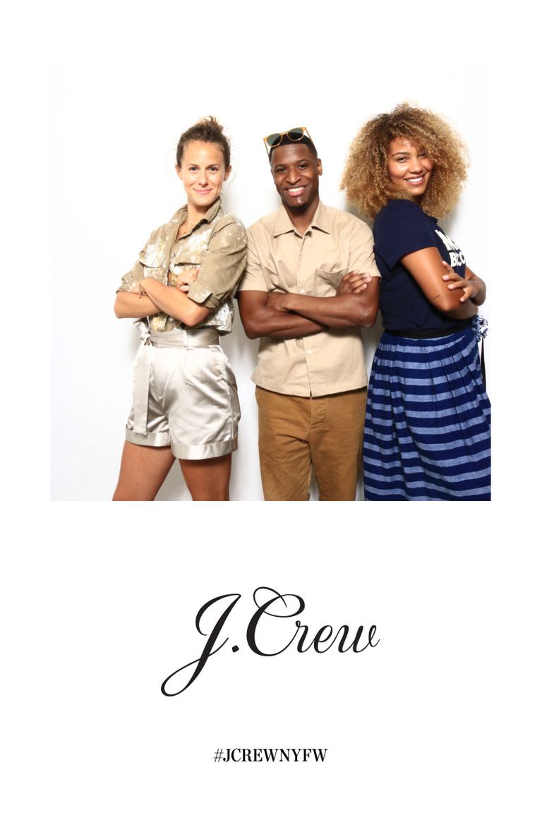 J. Crew's Backstage had a Photo Booth