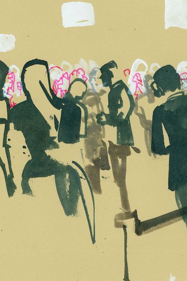 Drawing in the Moment: Backstage at Fashion Week