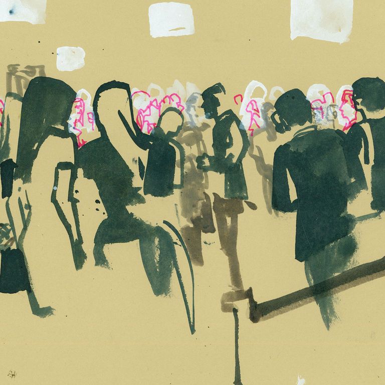 Drawing in the Moment: Backstage at Fashion Week