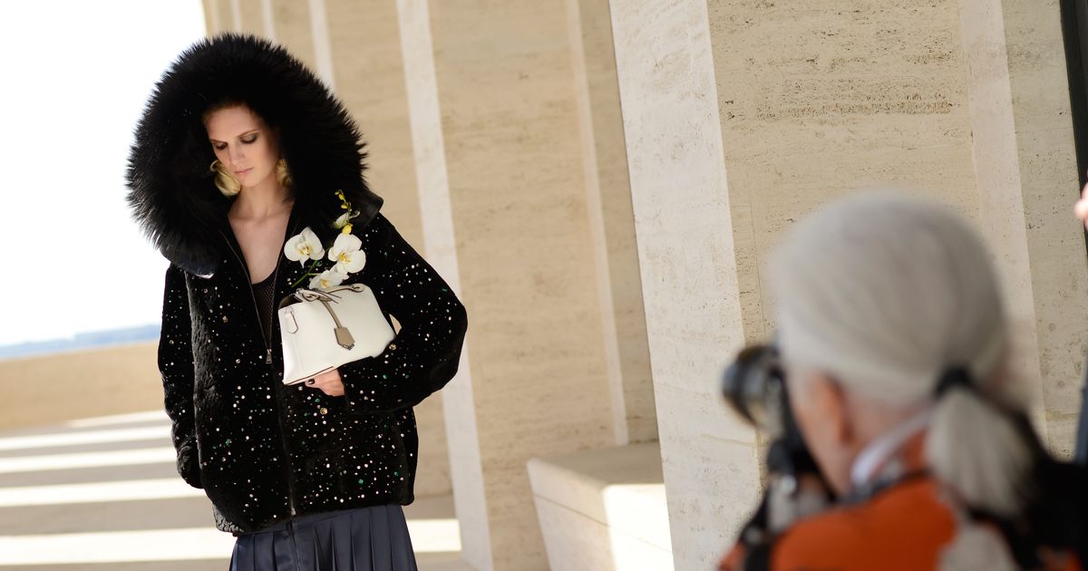 Behind the Scenes of the Fendi Campaign With Karl Lagerfeld