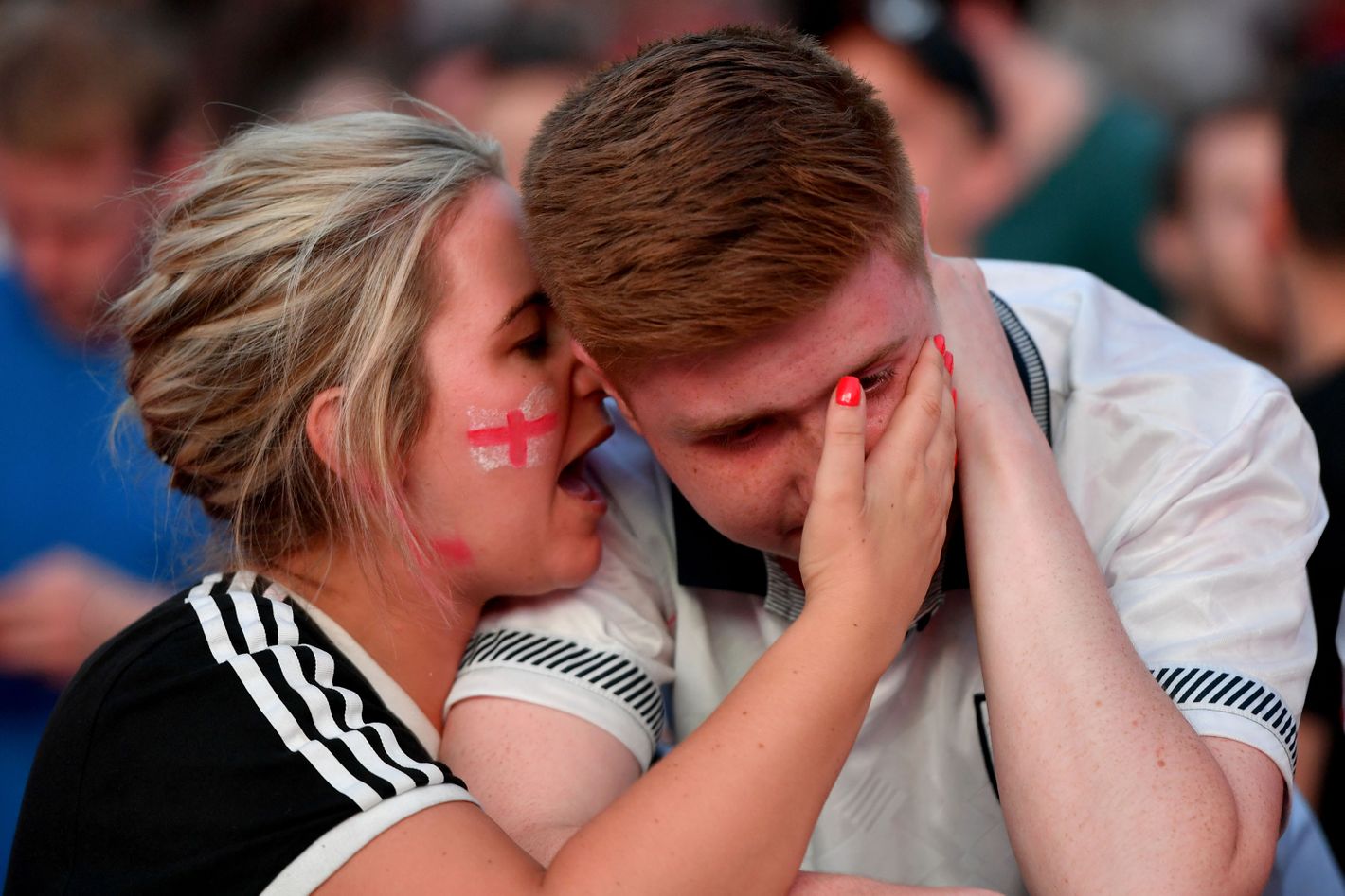 Heartbroken Lads Weeping After England’s World Cup Loss