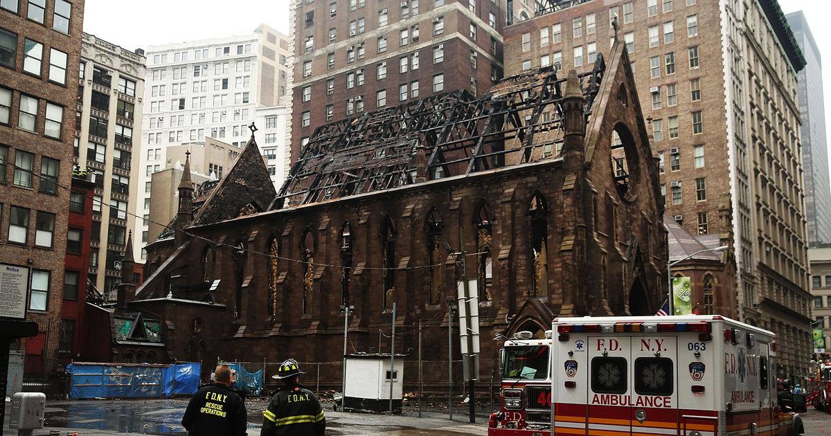 Some Fear Massive Manhattan Church Fire Was Part of Coordinated Attack ...