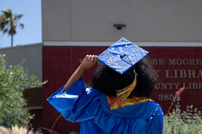 Scenes From a Joyful High-School Graduation Parade