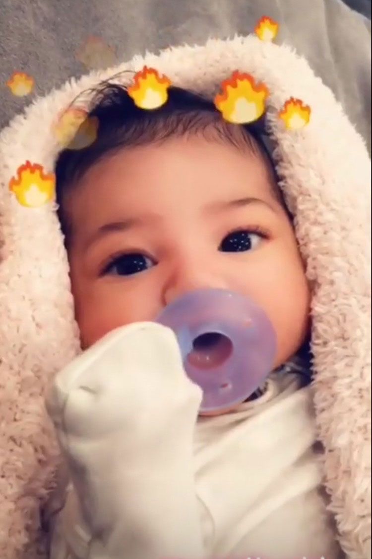 Kylie Jenner Shows Stormi Webster’s Face for First Time
