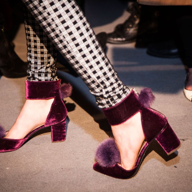 Seen at Fashion Week: Robots and Face Stockings