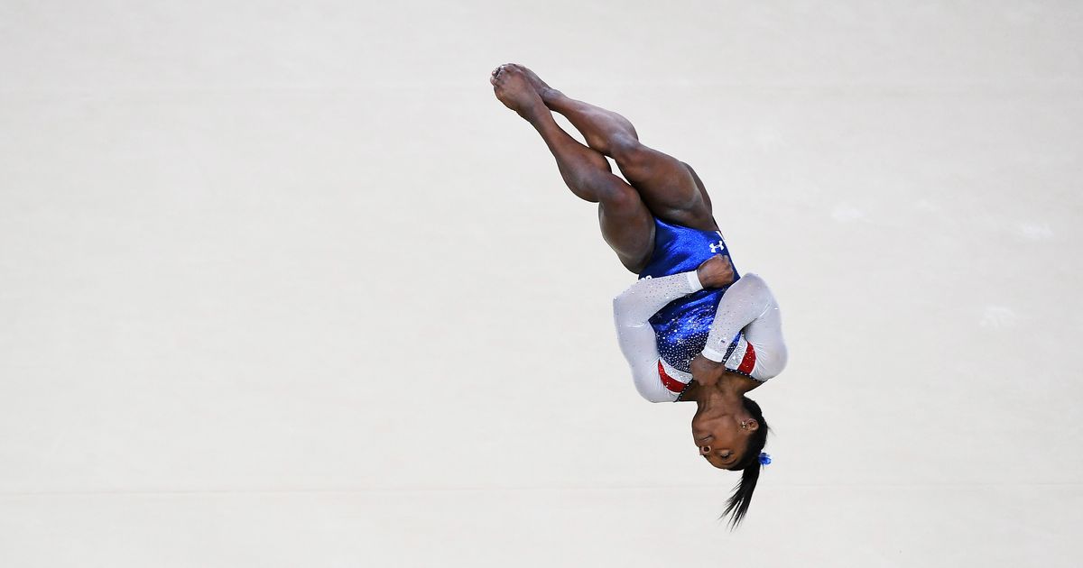 Simone Biles Wins Gold on Floor Exercise