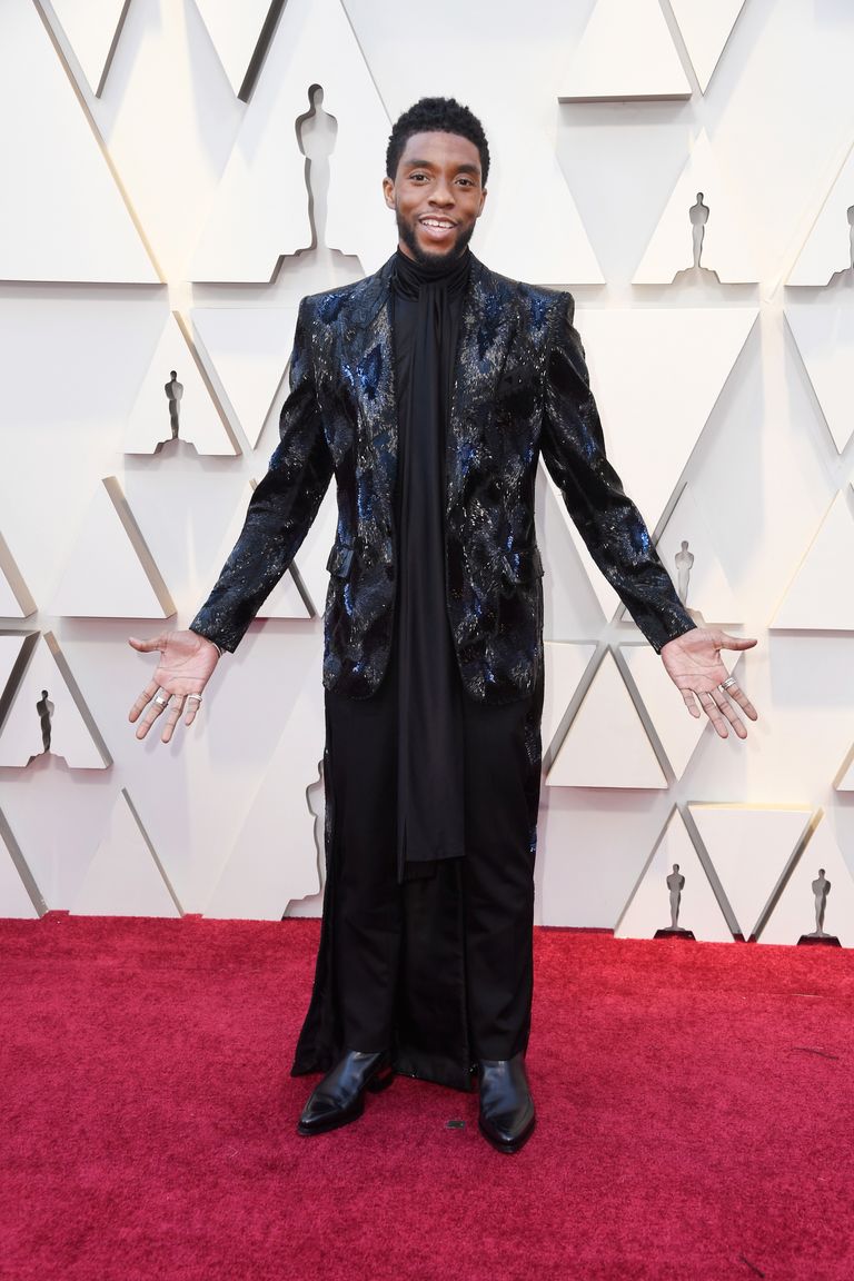 Chadwick Boseman’s Best Red Carpet Looks Over the Years