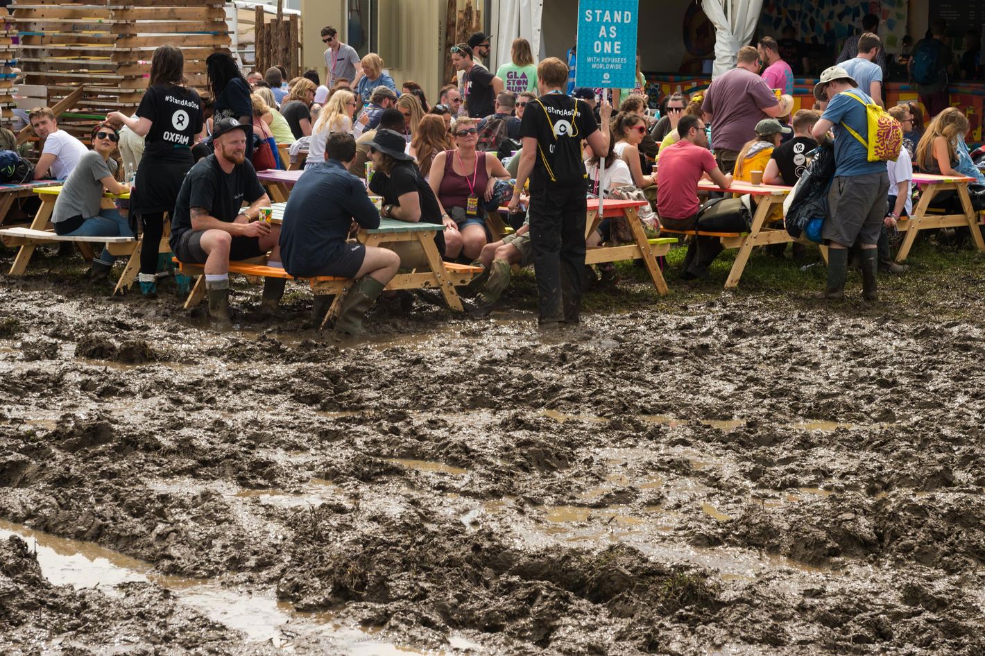 Glastonbury Festival Mud