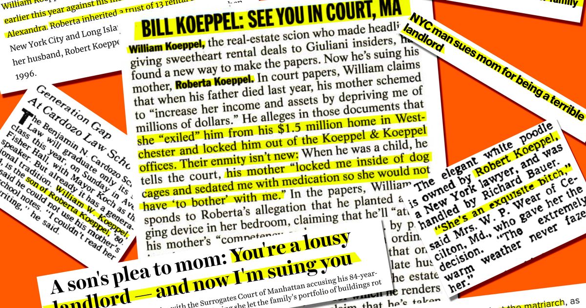 Bill Koeppel, the Landlord Who Sued His Own Landlord Mother
