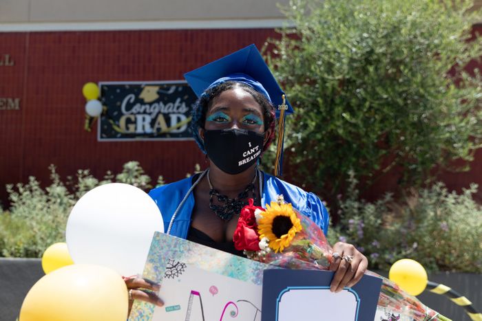 Scenes From a Joyful High-School Graduation Parade