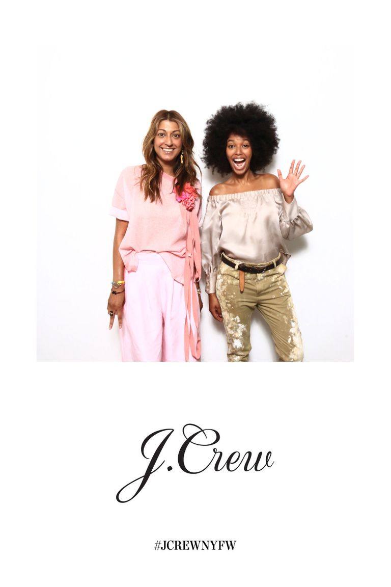 J. Crew's Backstage had a Photo Booth
