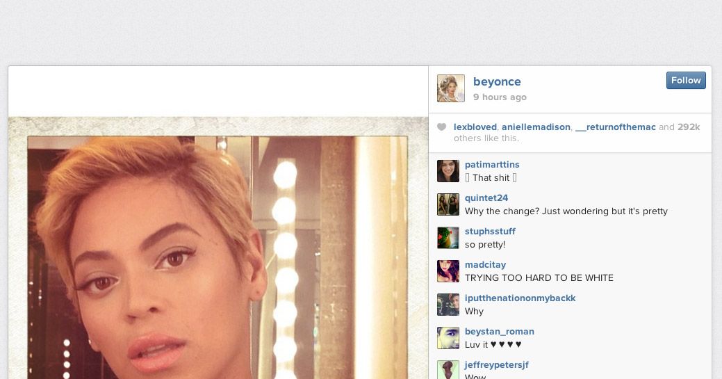 Beyoncé Unveils a Surprising New Pixie Cut
