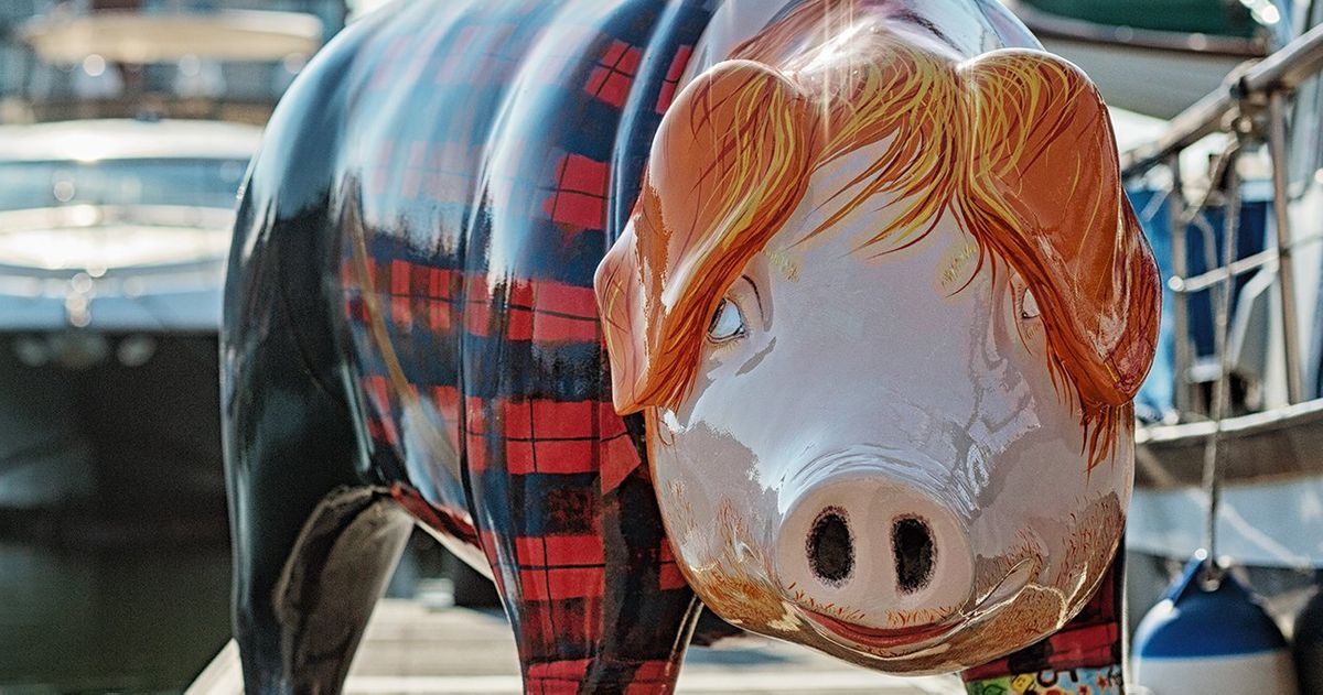 Ed Sheeran Pig Statue Sells for Over $8,000