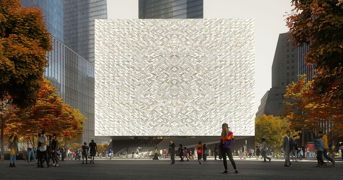 The WTC Arts Center Is Growing Its Translucent Marble Skin
