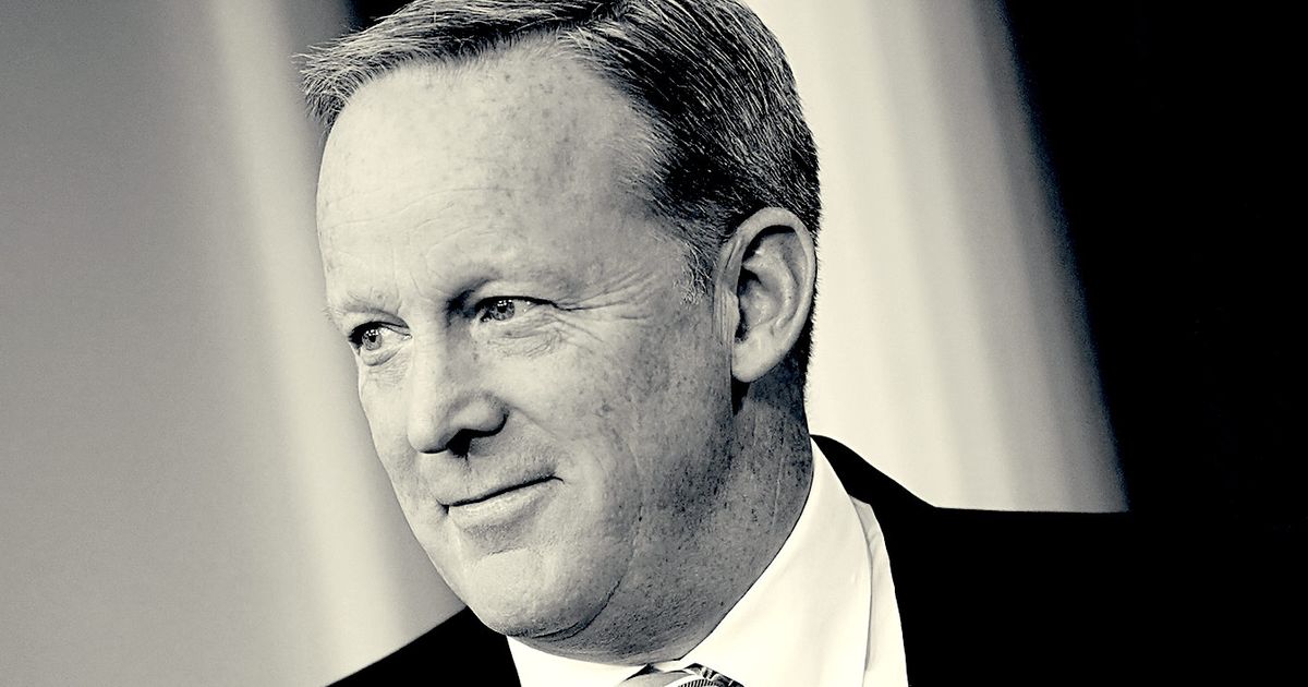 Sean Spicer Applies His Own Foundation