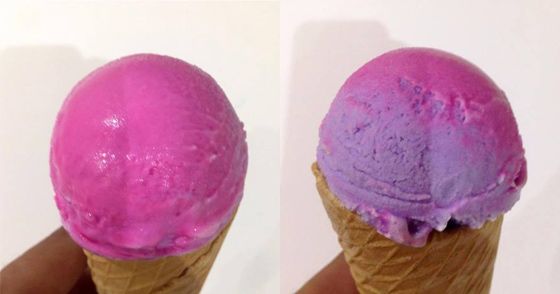 Someone Invented Ice Cream That Changes Color When You Lick It