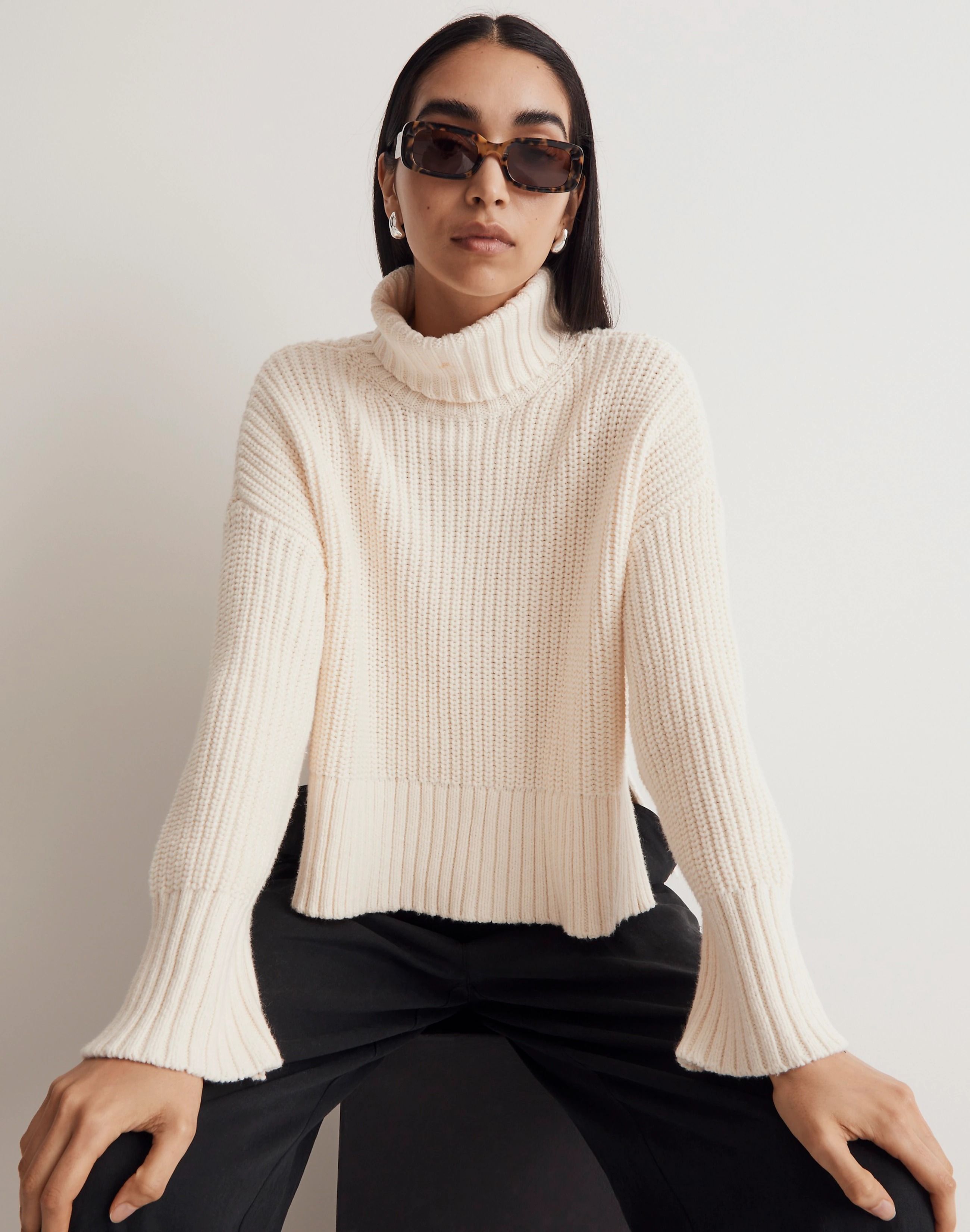Madewell Wide Rib Turtleneck Sweater | The Strategist