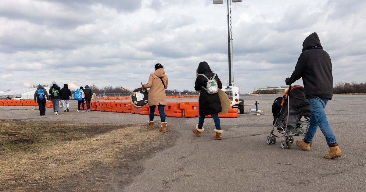 Floyd Bennett Is Closed. Migrant Families Ask ‘What’s Next?’
