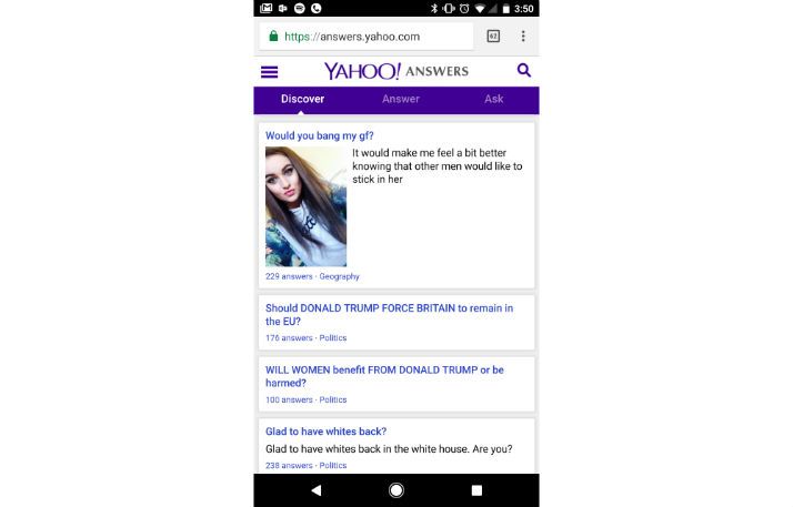 Yahoo Answers: Nicer in App Form, Still Gloriously Insane