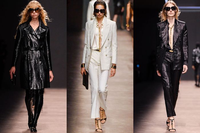 In a Big Shift, Miuccia Prada and Raf Simons Go Glam