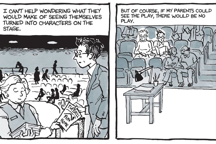 Comic Strip: Alison Bechdel Draws a Fun Home Coda