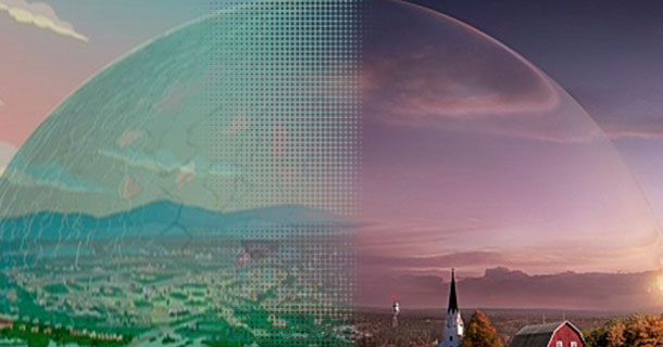 Comparing Under the Dome and The Simpsons Movie’s Domes