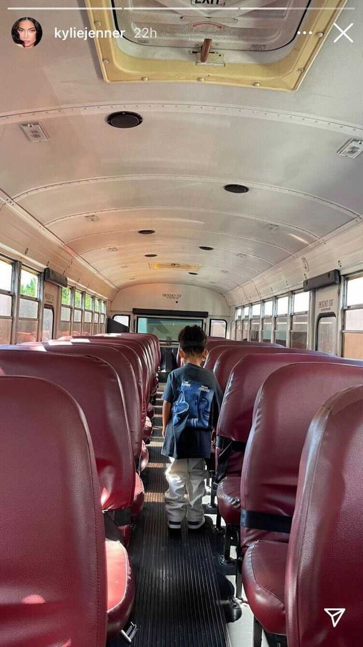 Travis Scott May Have Gotten Stormi, 3, a School Bus