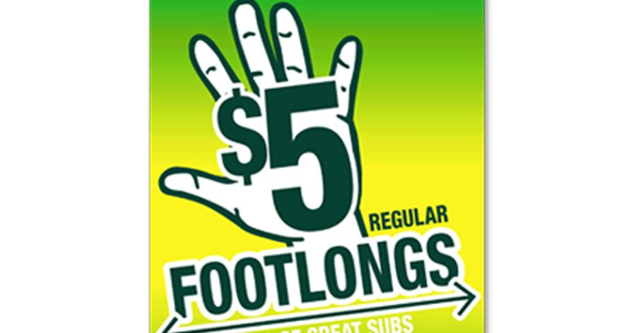 Say Good-bye to Subway’s $5 Footlong