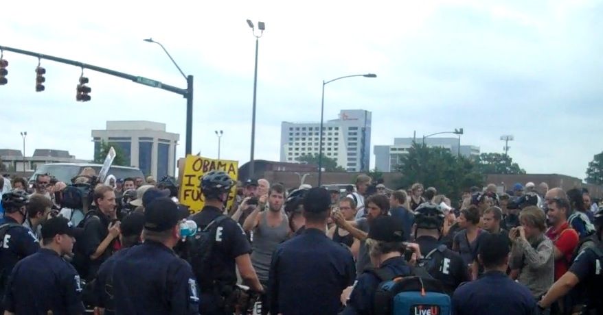 Freedom of Assembly Is Nice and All, But People Have Hotels to Get To