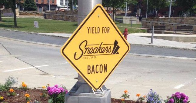 Tiny Bistro Faces Backlash After Removing 'Insensitive' Bacon Sign