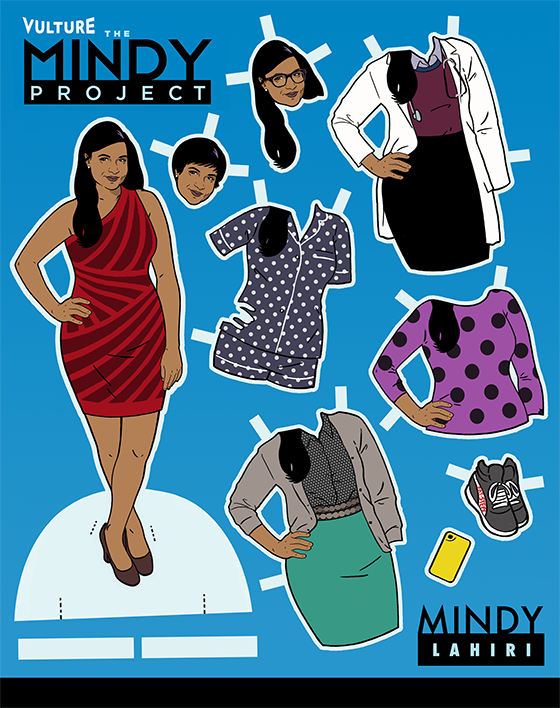 Print Out Vulture’s Mindy Project Paper Dolls