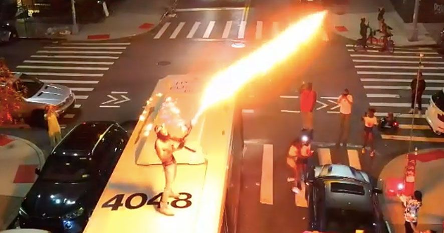 Dupree G.O.D. Surrenders Over Brooklyn Flamethrower Stunt
