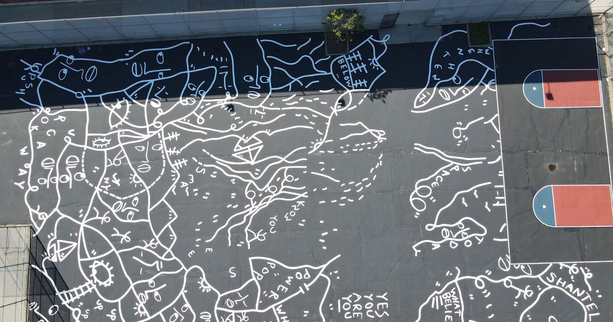 See Shantell Martin’s New Playground Mural in Rockaway Park
