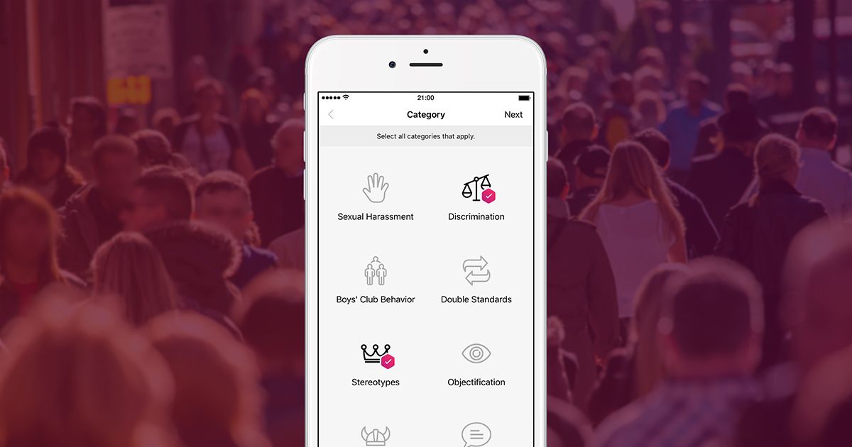 New App Whistle Wants to Collect Data on Sexism