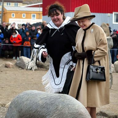 See Queen Elizabeth With Corgis, a Panda, Elephants, and Other Animals