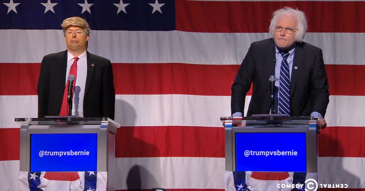 Watch This ‘Trump vs. Bernie’ Debate and Laugh, So That You Do Not Cry