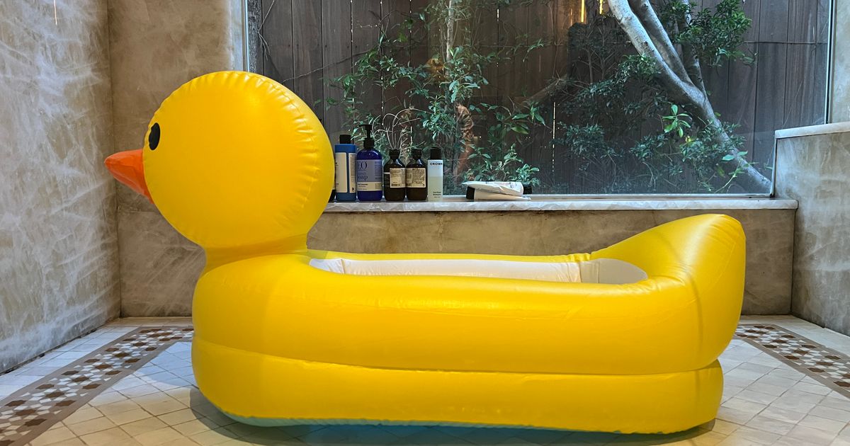 This Inflatable Rubber-Duckie Tub Is My Baby-Travel MVP | The Strategist