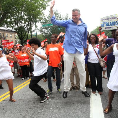 Bill de Blasio Has Crossed the Magic 40 Percent Threshold in a New Poll