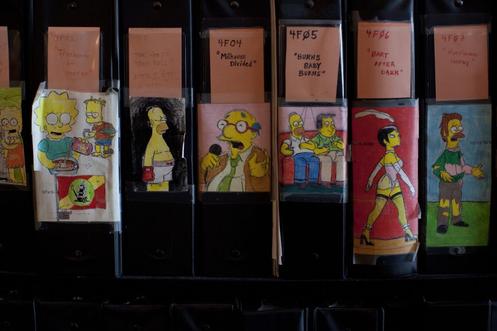 Behind the Scenes at The Simpsons Animation Studio