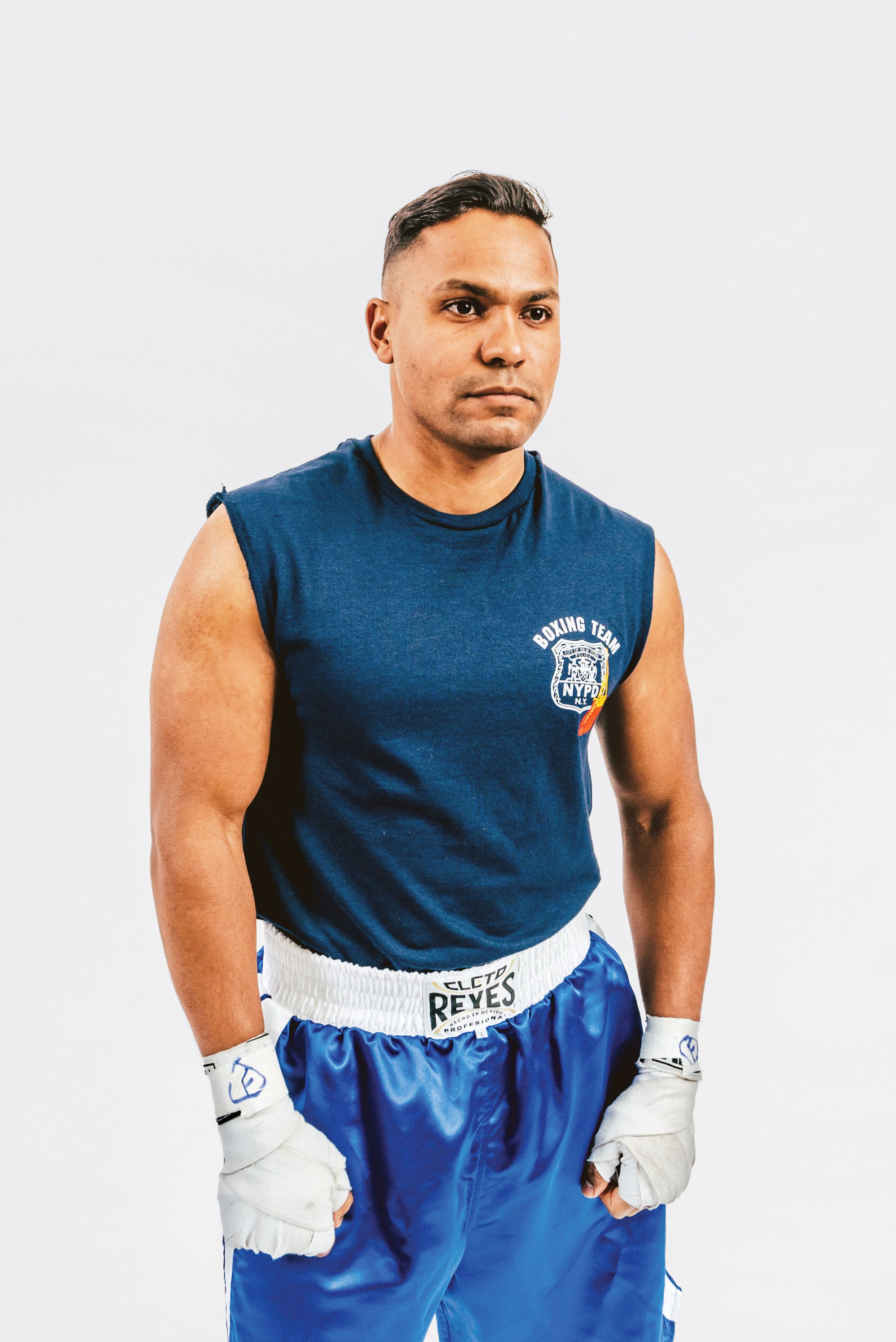 Photos: Amateur Boxers at Smoker Talk, an NYPD Boxing Match