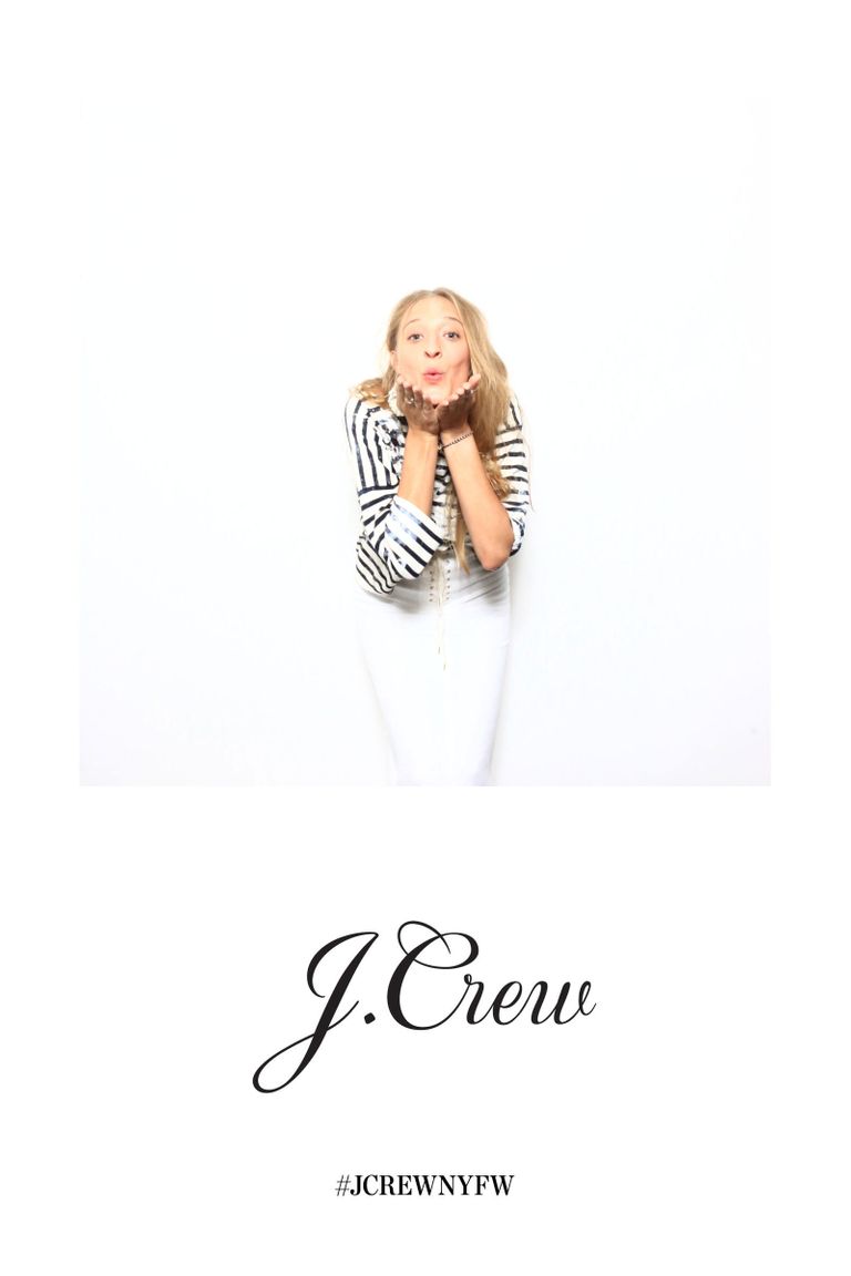 J. Crew's Backstage had a Photo Booth