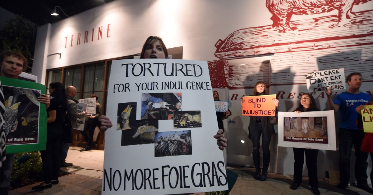 Fat, Chants: A Humane Evening of Protesting Foie Gras in L.A.