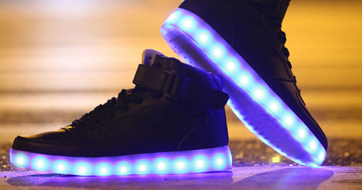 These Light Up Shoes Use High-tech LED Lights