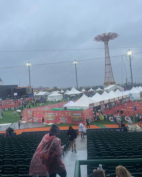 Dave Portnoy’s Fans Brave the Rain at ‘One Bite’ Pizza Fest
